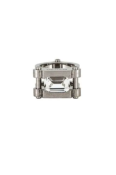 【BALENCIAGA】Gear Ring In llic Silver Balenciaga Gear Ring In Metallic Silver - Antique Silver